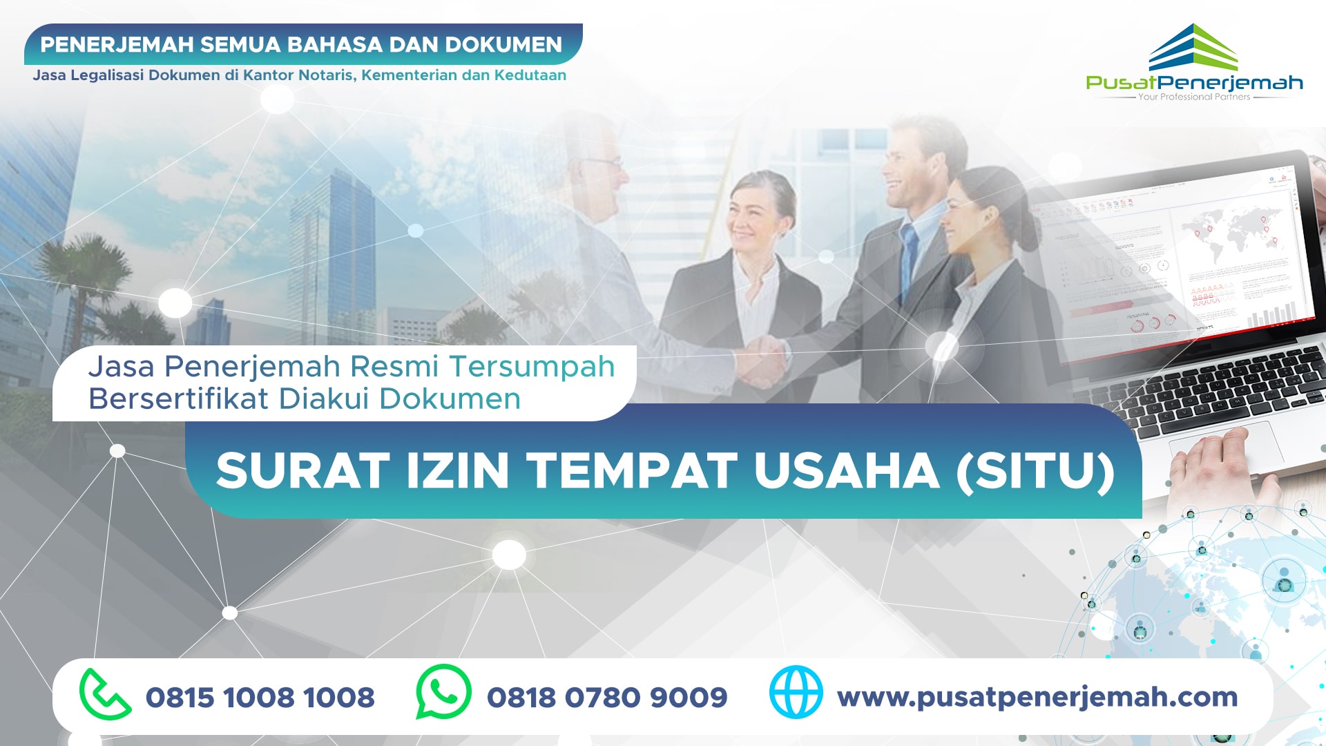 PENERJEMAH TERSUMPAH SURAT IZIN TEMPAT USAHA - SITU - Pusat Penerjemah